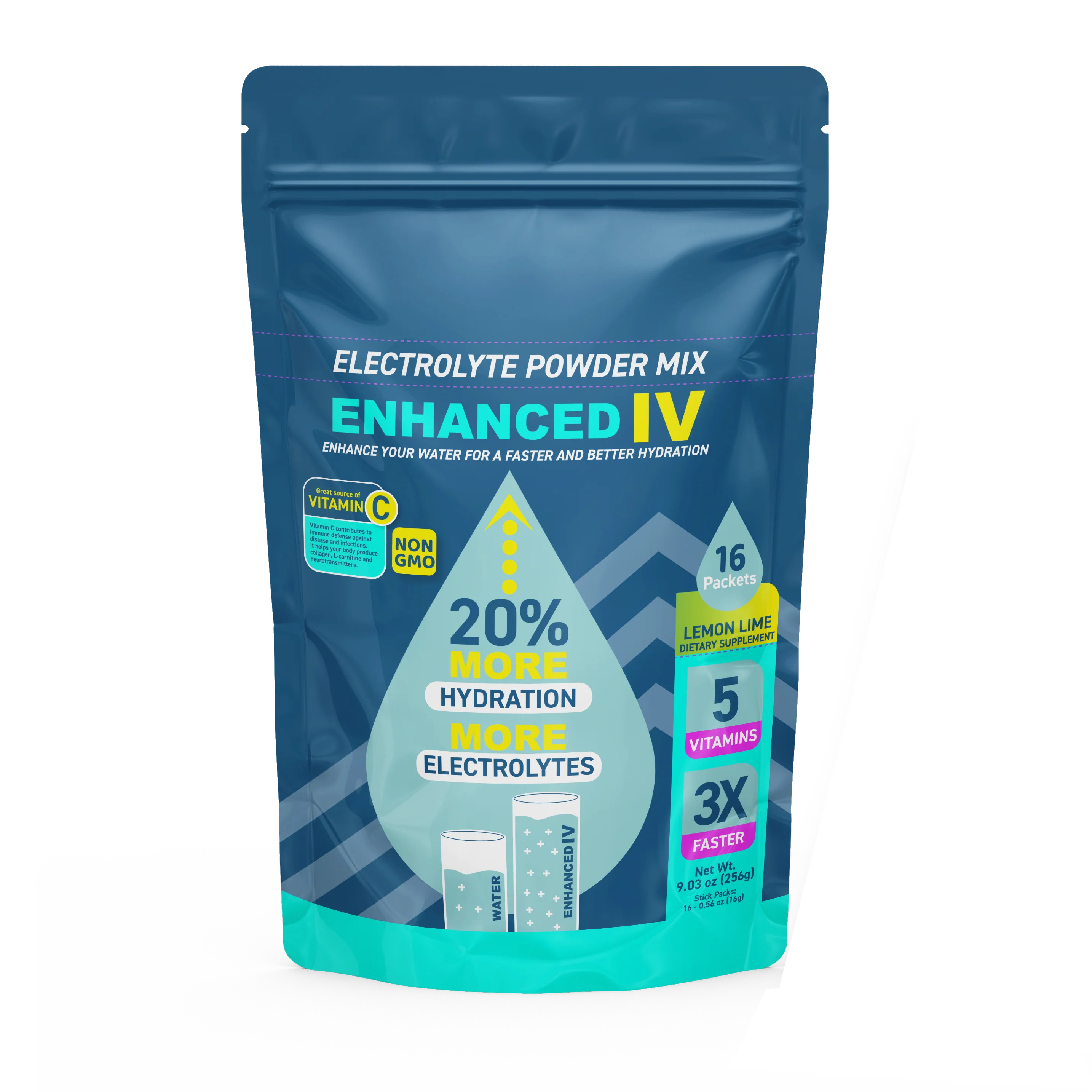Enhanced IV- Electrolyte Power Mix Lemon Lime – VarietyM